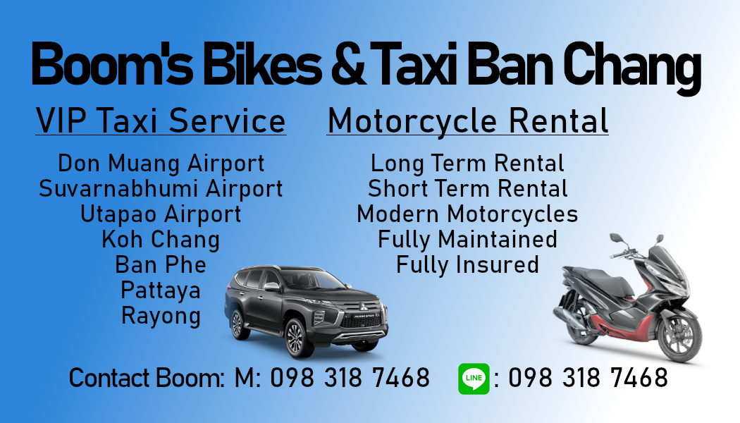 Taxi / Motorcycle Rental – Boom Boom Bar